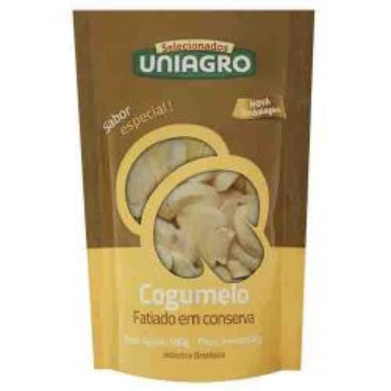 Cogumelo em Conserva Fatiado Uniagro Sachê 80g | Carrefour Cogumelo em Conserva Fatiado Uniagro Sachê 80g | Carrefour