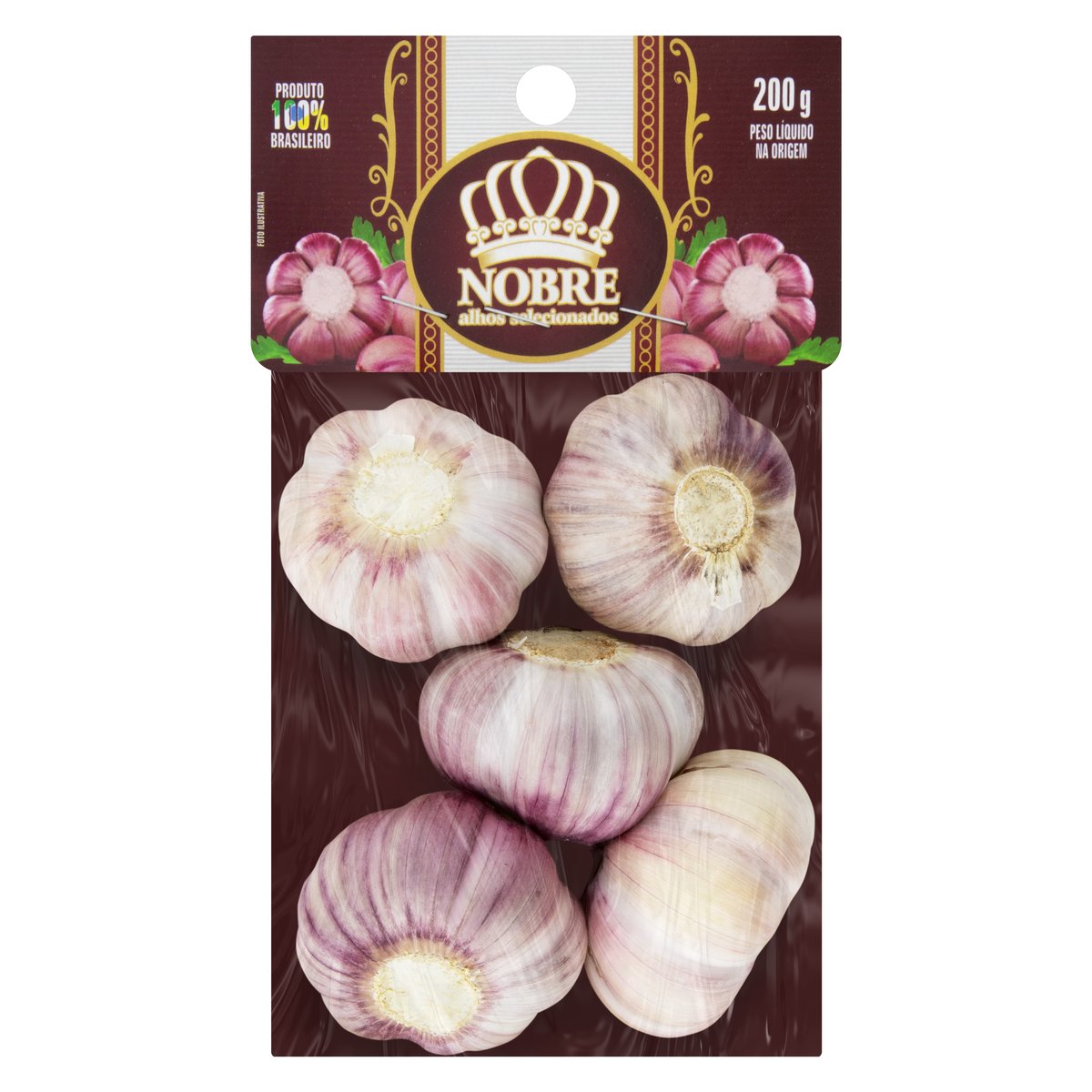 Alho Roxo In Natura Nobre 200g | Carrefour