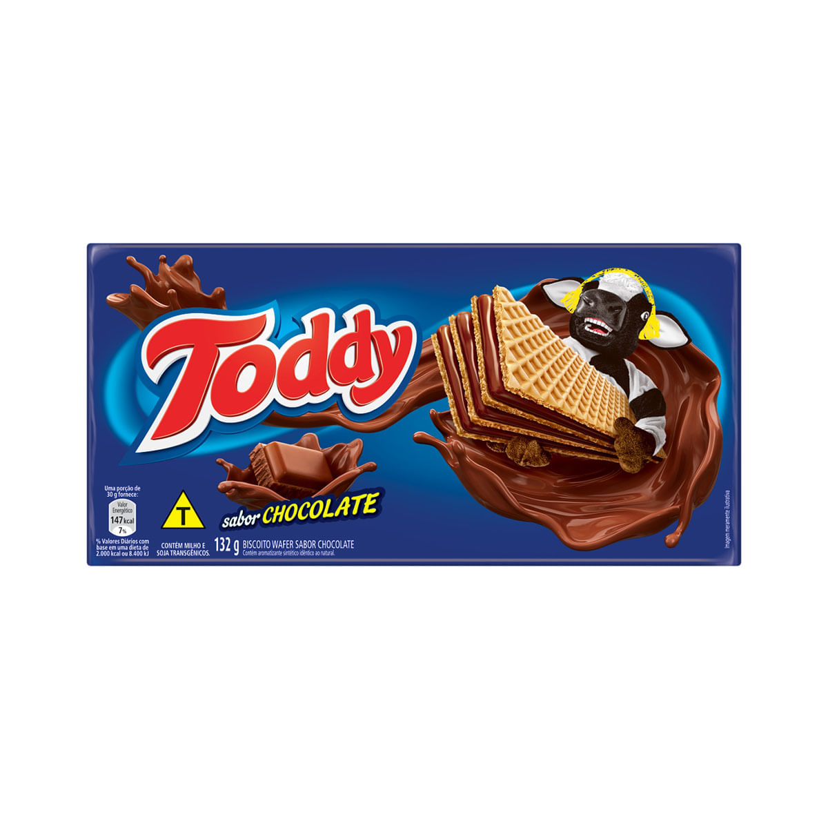 Wafer de Chocolate Toddy 132g - Carrefour