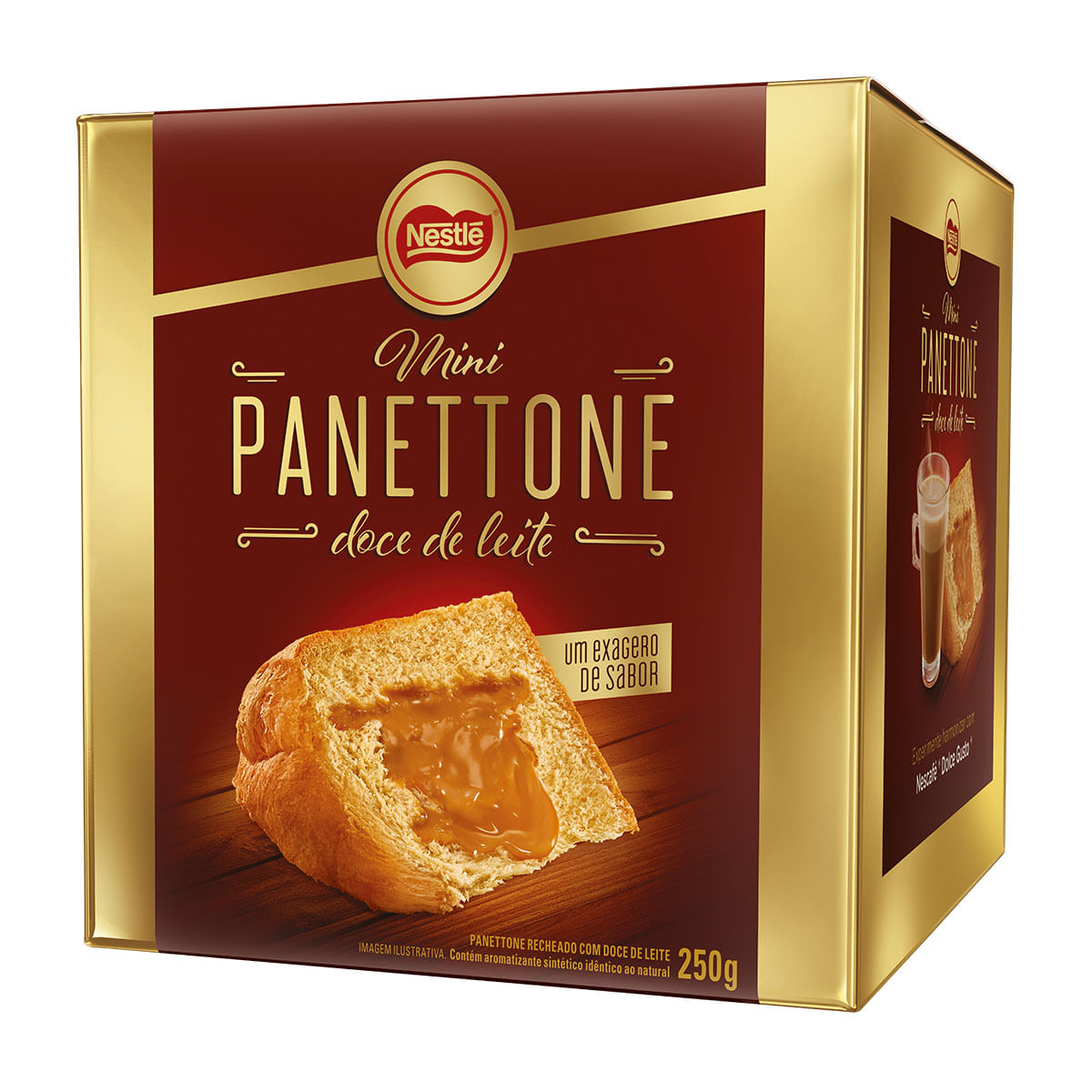 Mini Panetone de Doce de Leite Nestlé 250g | Carrefour