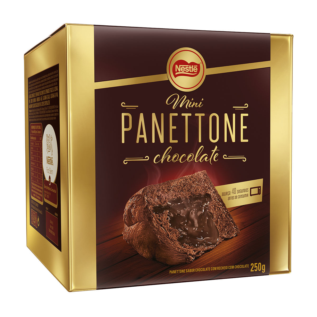 Mini Panetone de Chocolate ao Leite Nestlé 250g | Carrefour