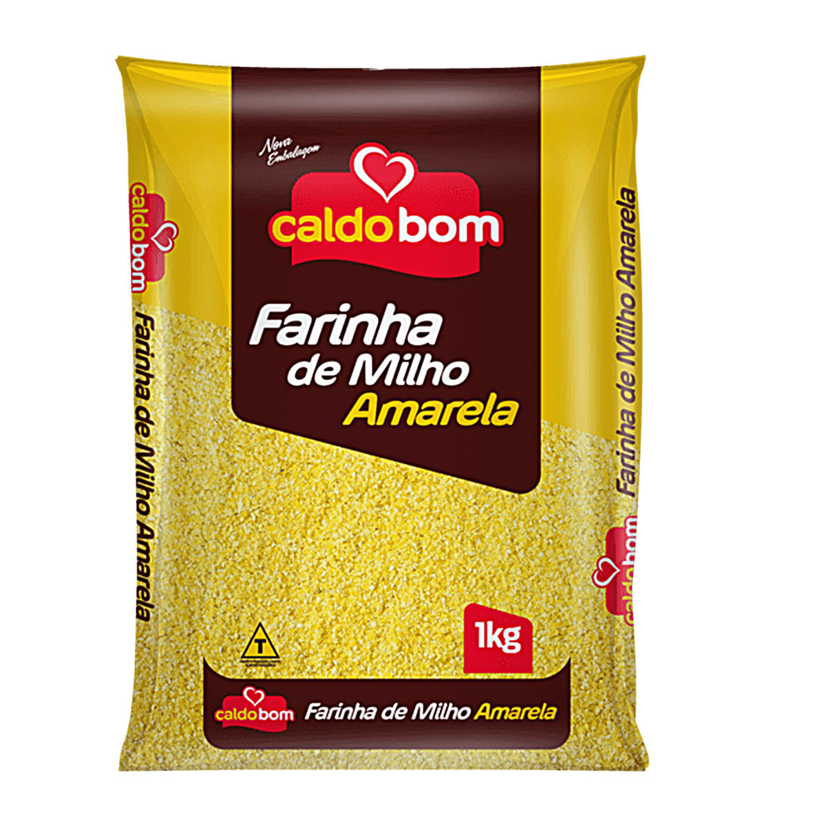 Farinha de Milho Amarela Caldo Bom 1Kg | Carrefour