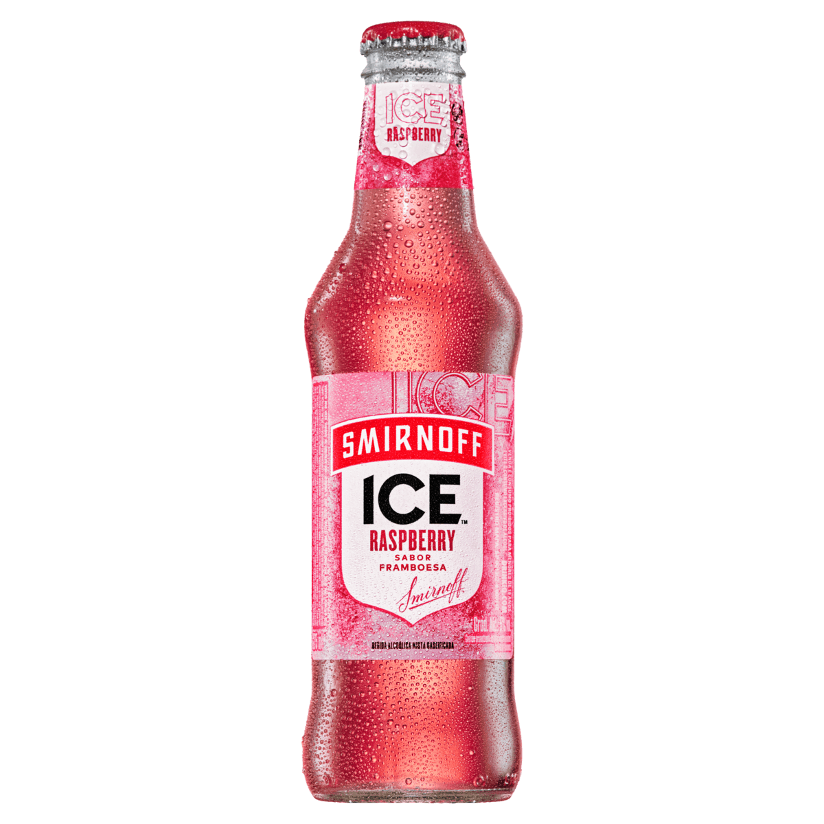 Bebida Mista Alcoólica Gaseificada Raspberry Framboesa Smirnoff Ice ...