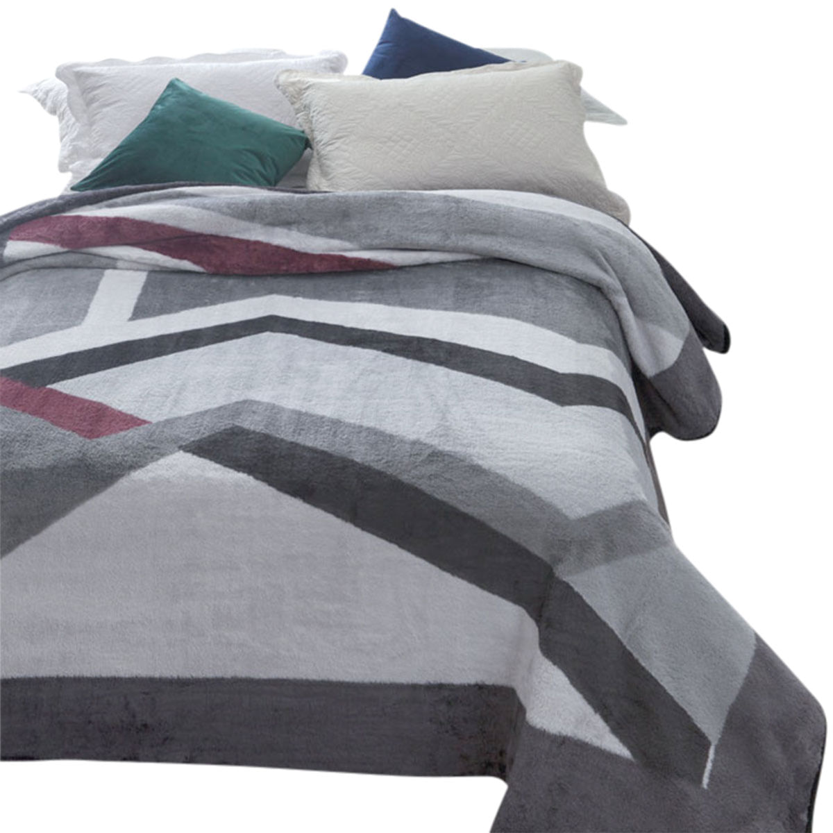 Cobertor Casal em Microfibra Cinza Jolitex Kyor Plus 180x220cm | Carrefour