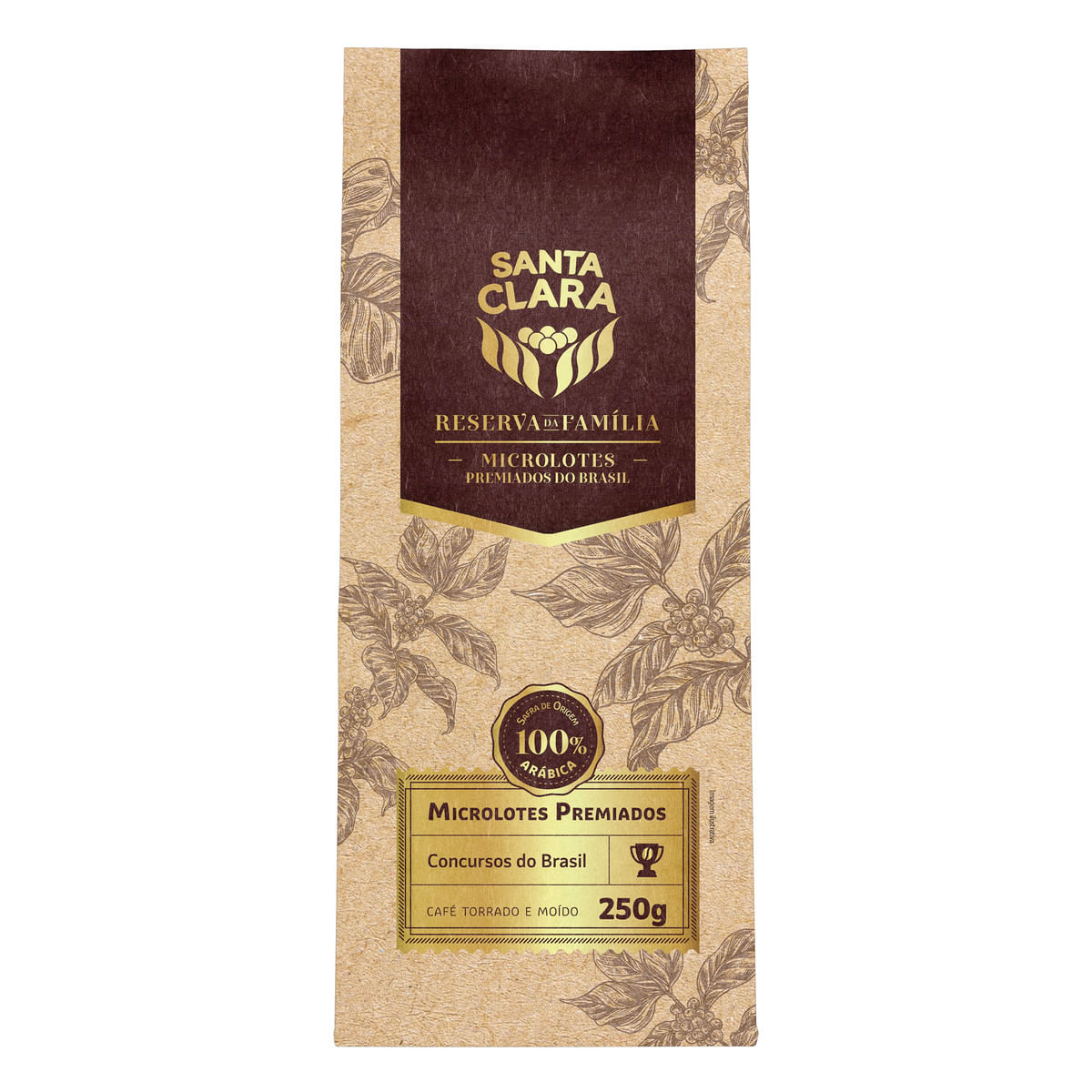 Café Torrado e Moído Santa Clara Reserva da Família 250 g | Carrefour Café Torrado e Moído Santa Clara Reserva da Família 250 g | Carrefour