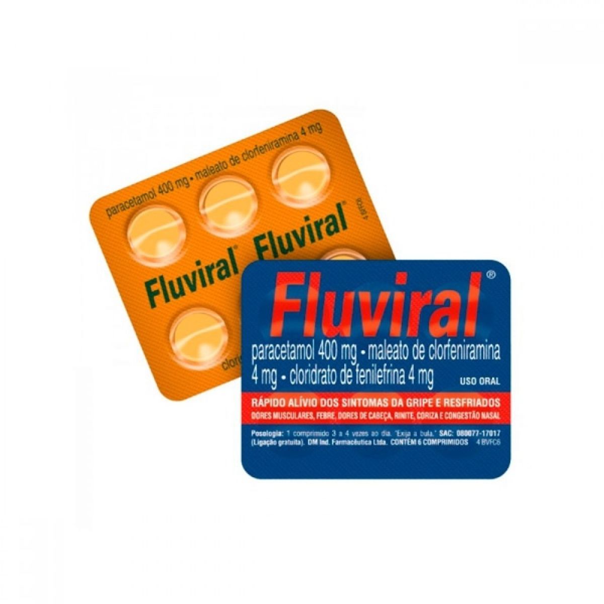 Fluviral Com 6 Comprimidos - Carrefour